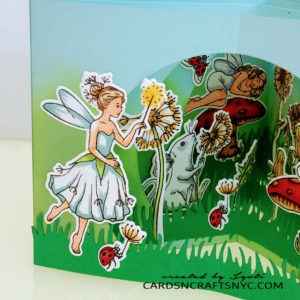 Pop Up Stage Card Featuring My Monthly Hero Kit Dec 2018 - CARDSNCRAFTSNYC