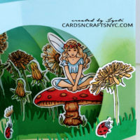 Pop Up Stage Card Featuring My Monthly Hero Kit Dec 2018 - CARDSNCRAFTSNYC