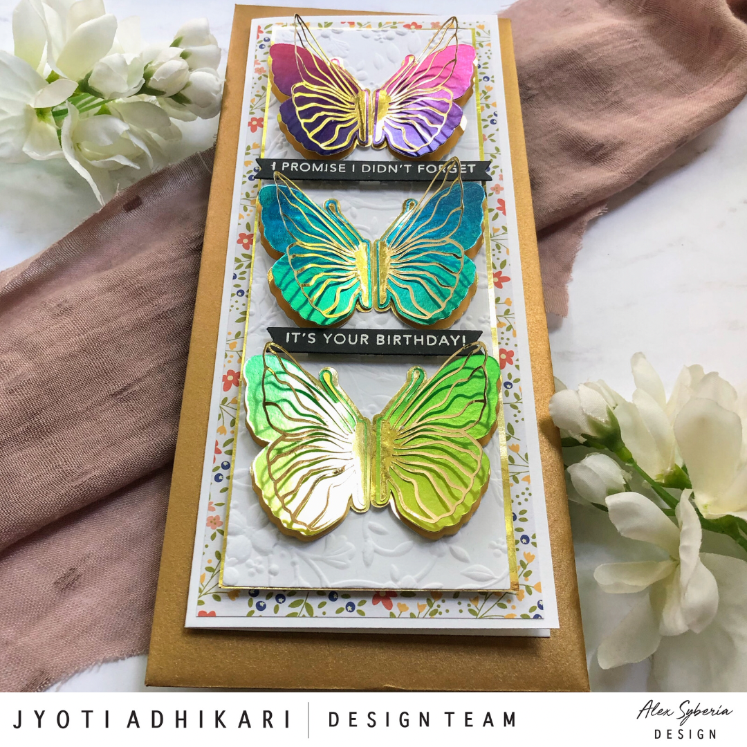 Faux Foiled Butterflies/Alex Syberia Cut Files - CARDSNCRAFTSNYC