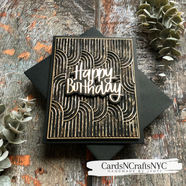 Unique Embossing Folder Technique - CARDSNCRAFTSNYC