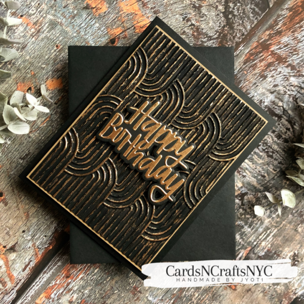 Unique Embossing Folder Technique - CARDSNCRAFTSNYC