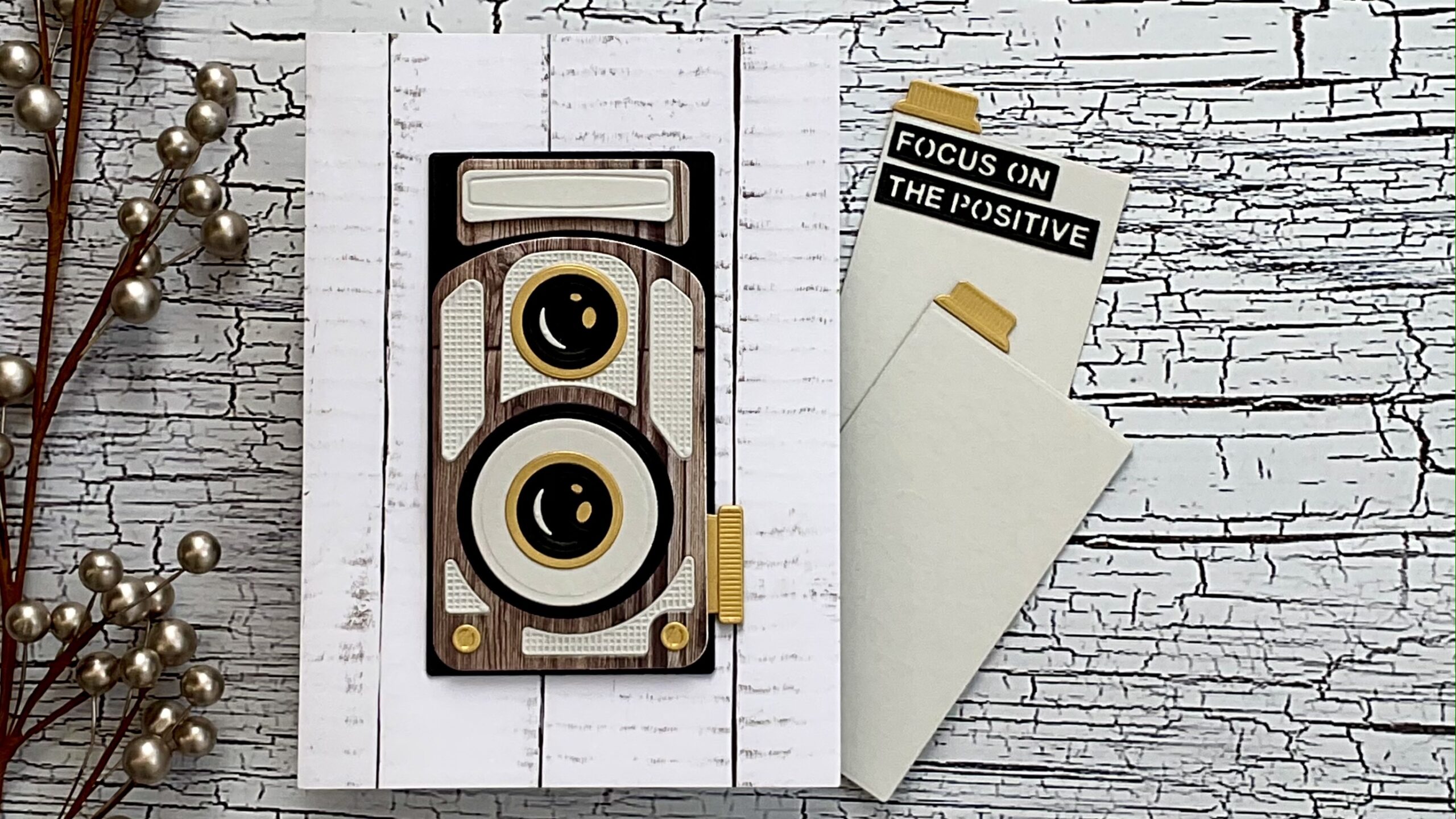 Antique Twin Lens Camera Card - CARDSNCRAFTSNYC