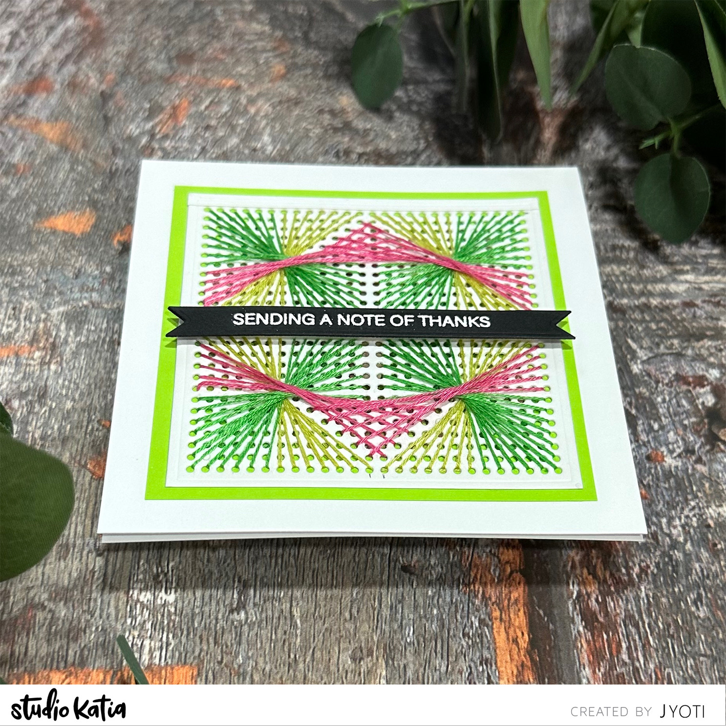Crafting Elegance with Thread: Exploring String Art on a Card ...