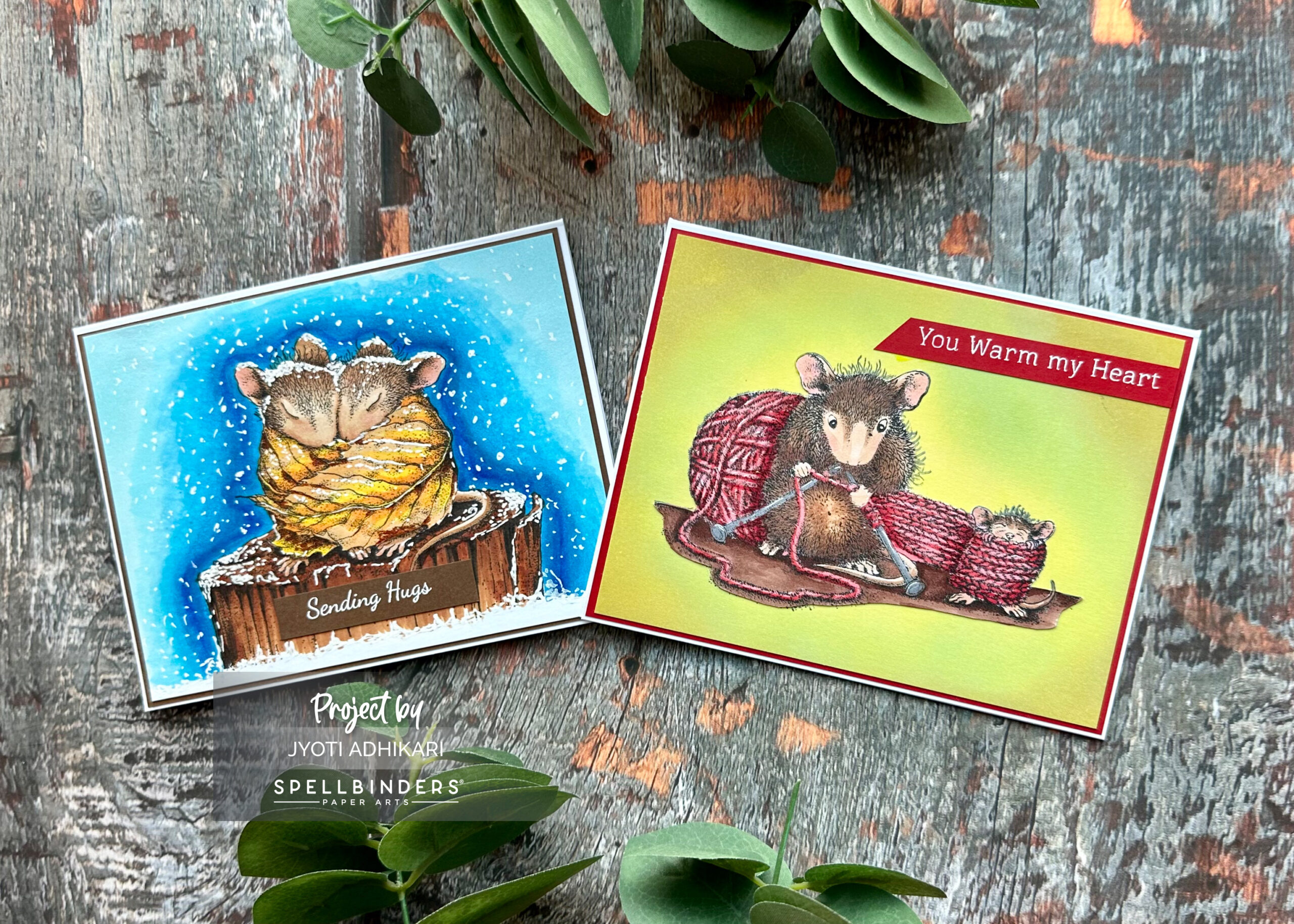 Magical Winter Moments With House Mouse Stamps - CARDSNCRAFTSNYC