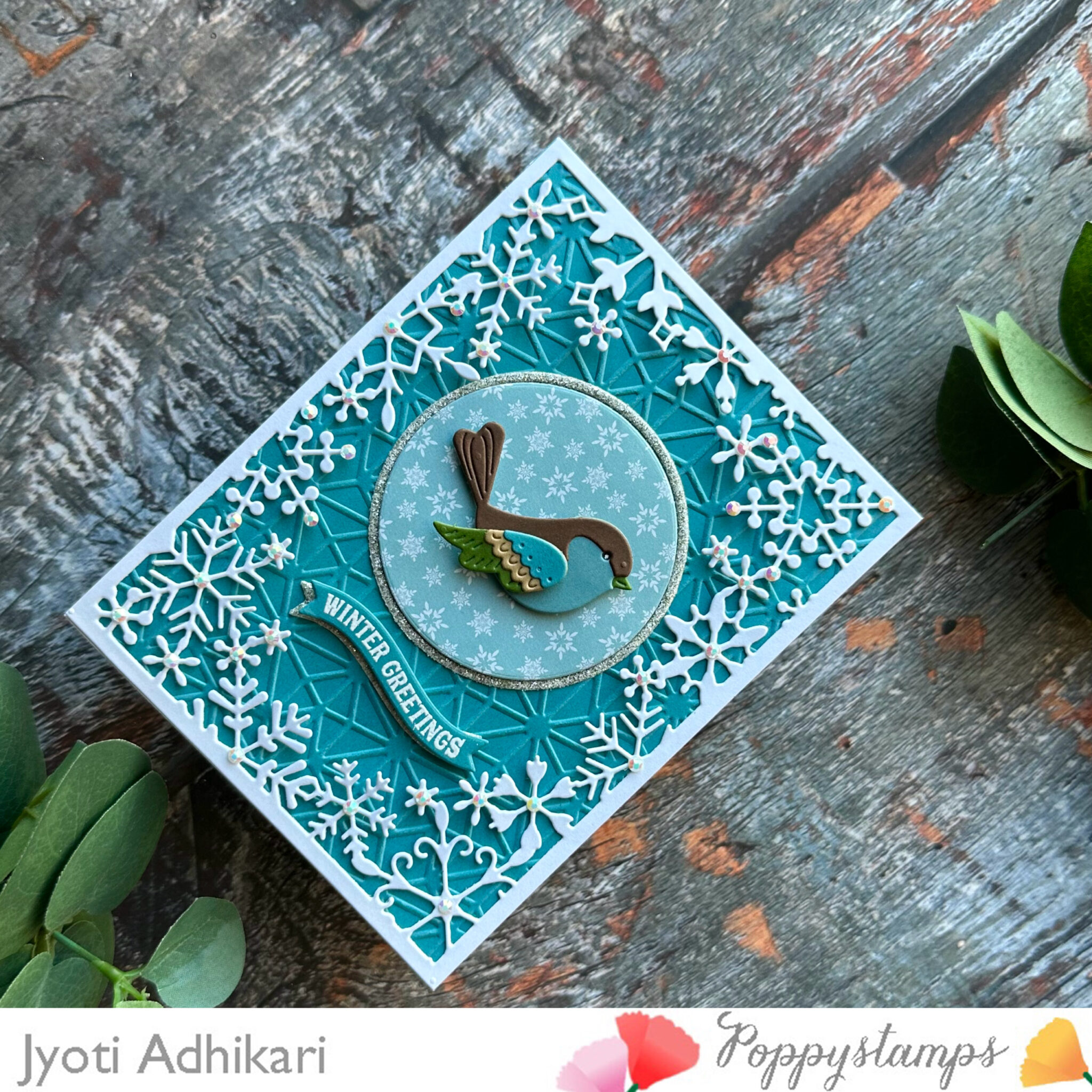Nordic Bird Winter Cards - CARDSNCRAFTSNYC