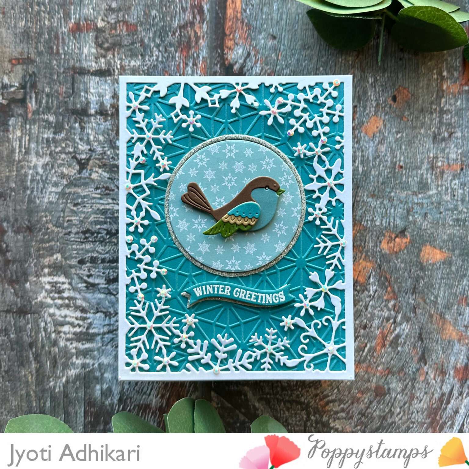Nordic Bird Winter Cards - CARDSNCRAFTSNYC