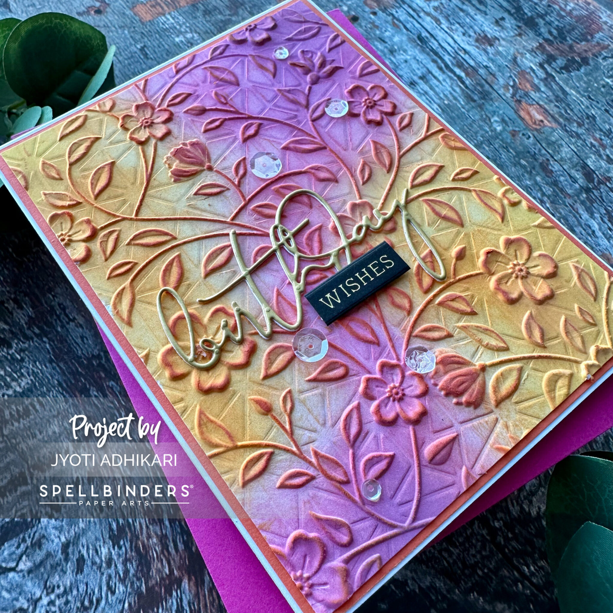 Blooming Birthday: Double Embossing Delight - CARDSNCRAFTSNYC