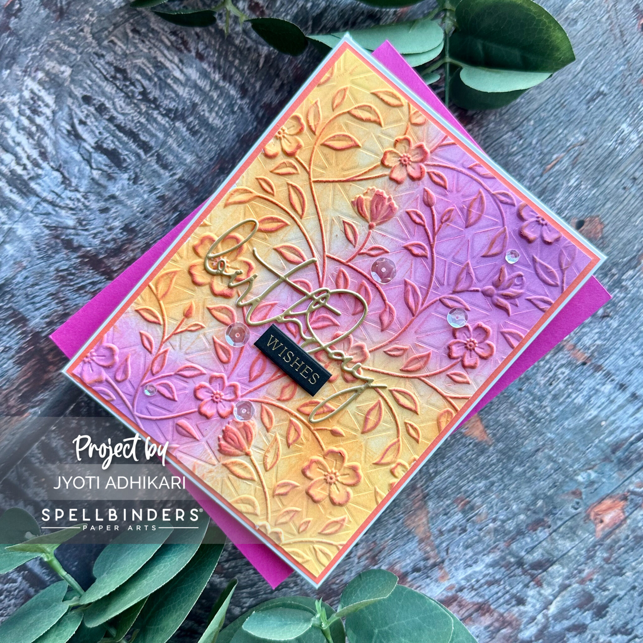 Blooming Birthday: Double Embossing Delight - CARDSNCRAFTSNYC