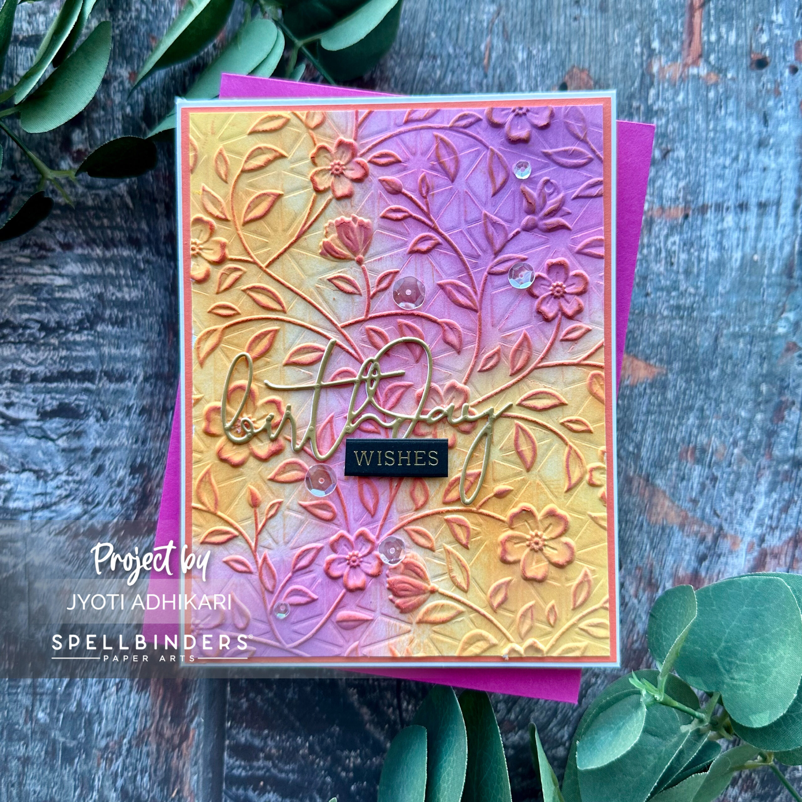 Blooming Birthday: Double Embossing Delight - CARDSNCRAFTSNYC