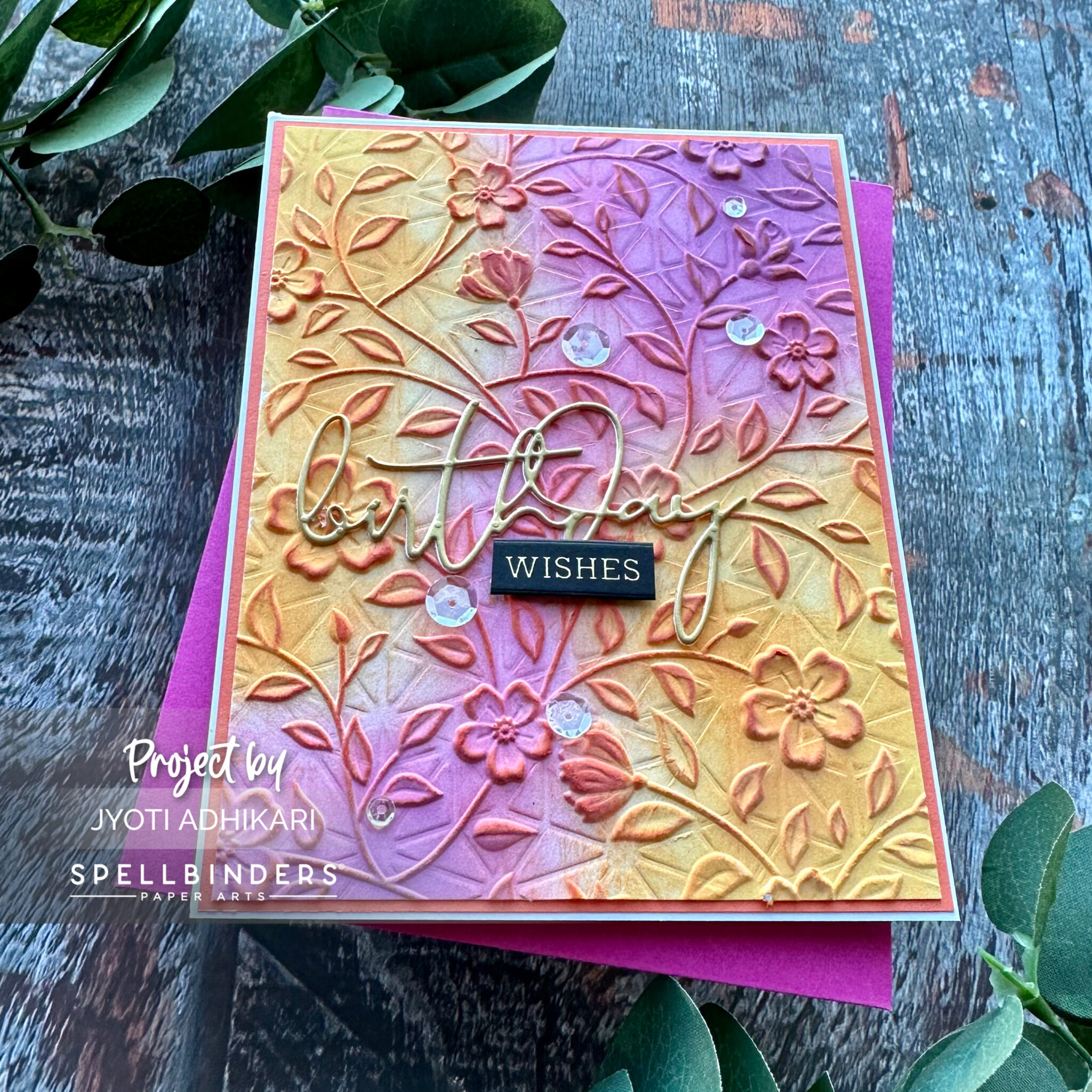 Blooming Birthday: Double Embossing Delight - CARDSNCRAFTSNYC