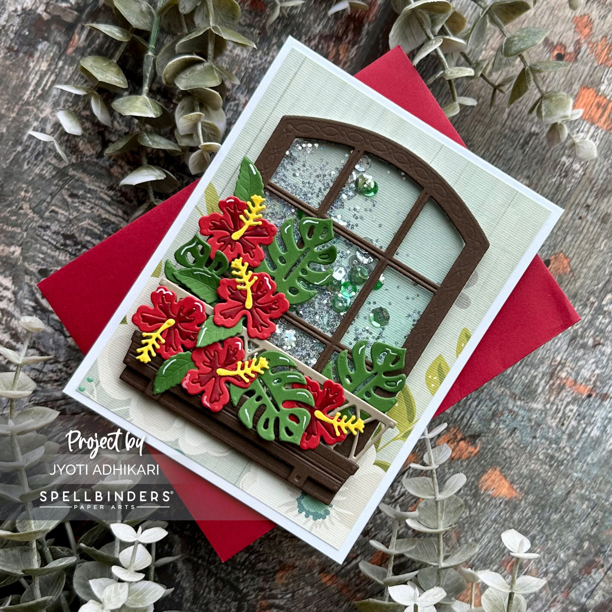 Scenic Window Shaker Cards - CARDSNCRAFTSNYC