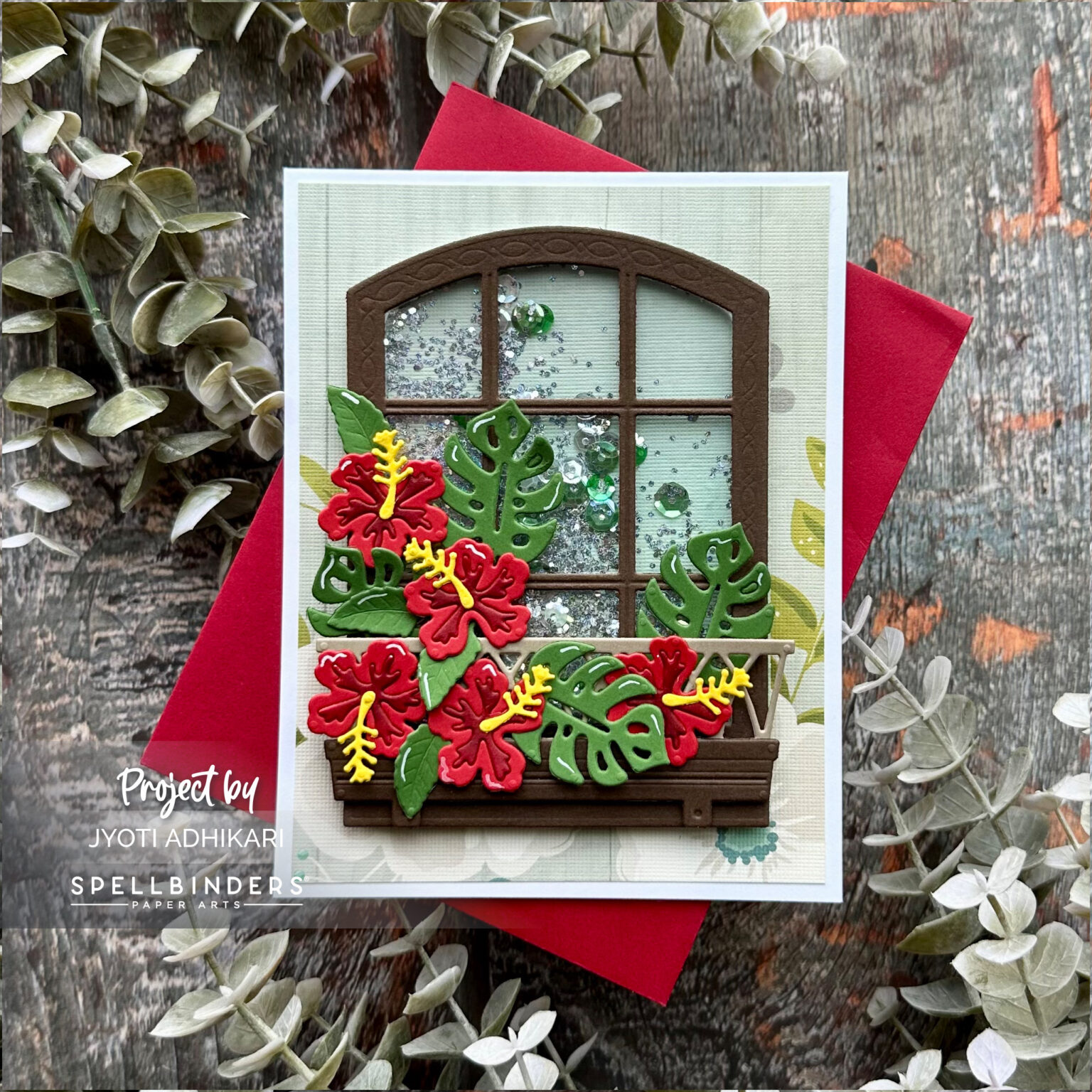 Scenic Window Shaker Cards - CARDSNCRAFTSNYC
