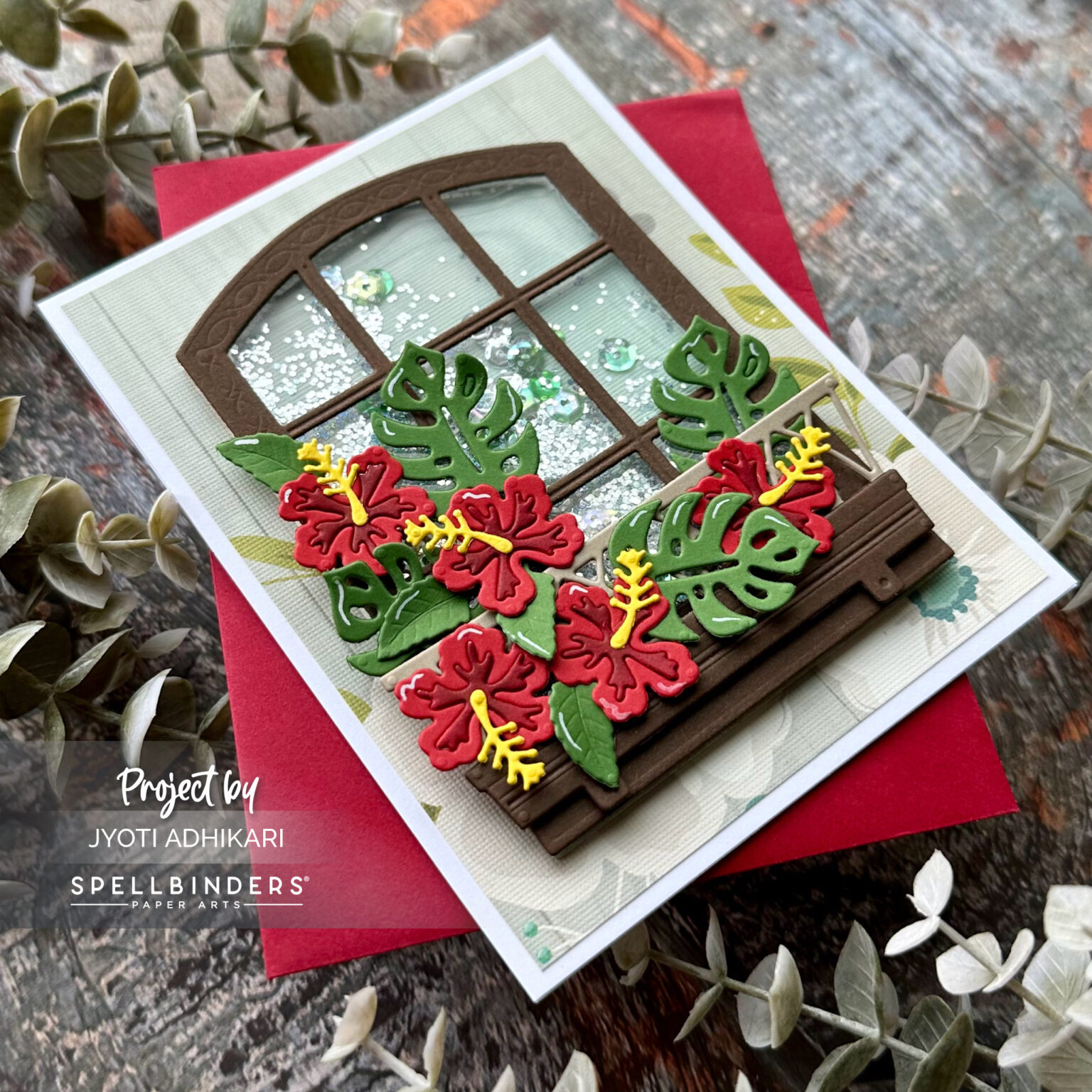 Scenic Window Shaker Cards - CARDSNCRAFTSNYC