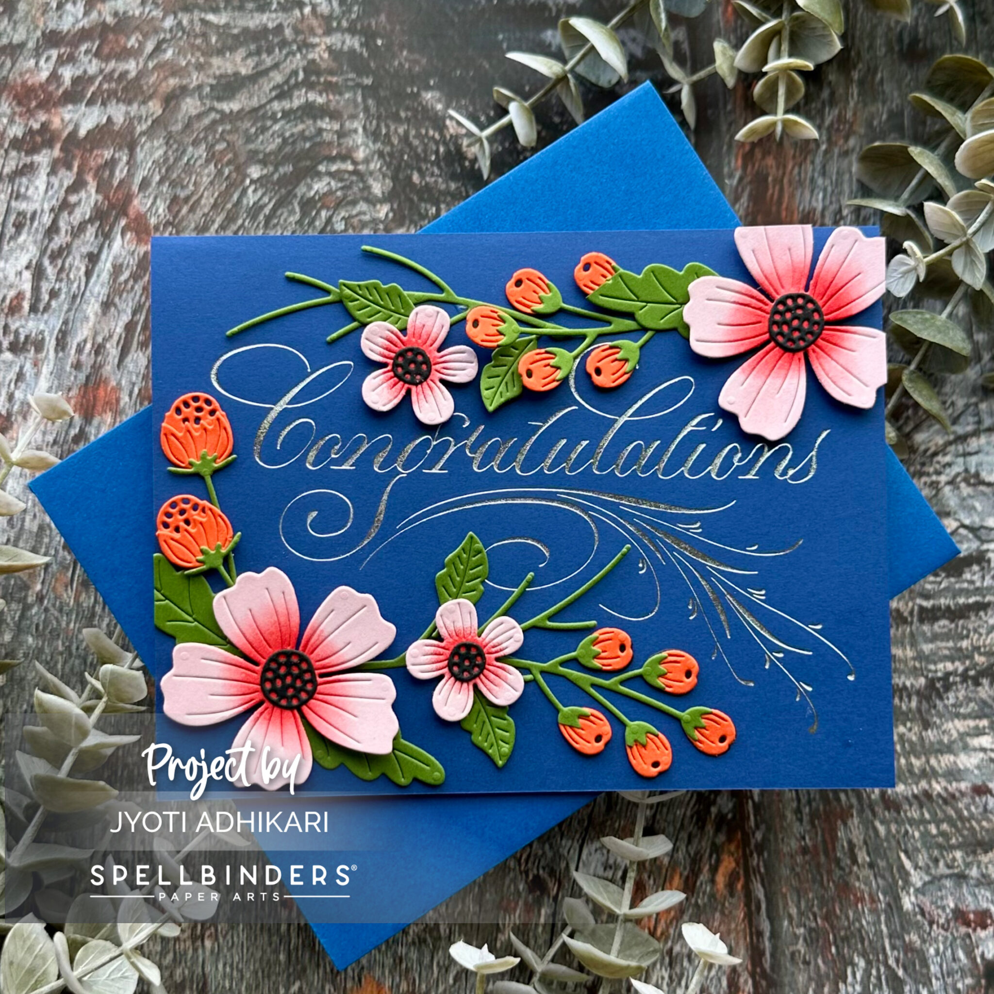Glimmering Sentiments and Floral Flourishes - CARDSNCRAFTSNYC