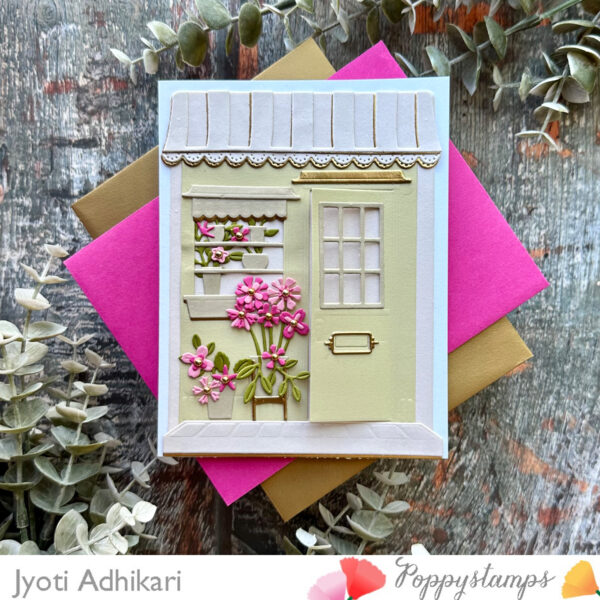 A Charming Flower Shop Card – CARDSNCRAFTSNYC
