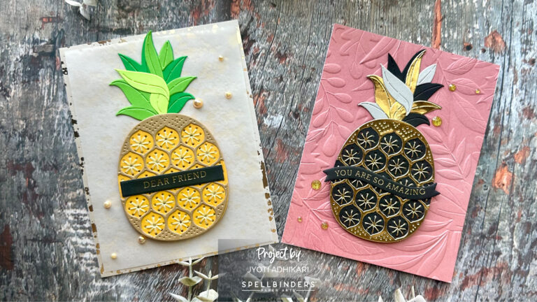 Sparkling Pineapple Delight - CARDSNCRAFTSNYC