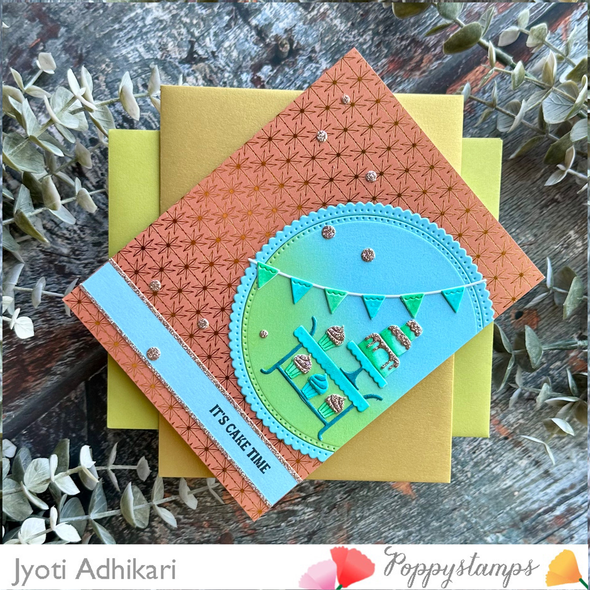 Sweet Celebrations: A Birthday Card with Poppystamps - CARDSNCRAFTSNYC