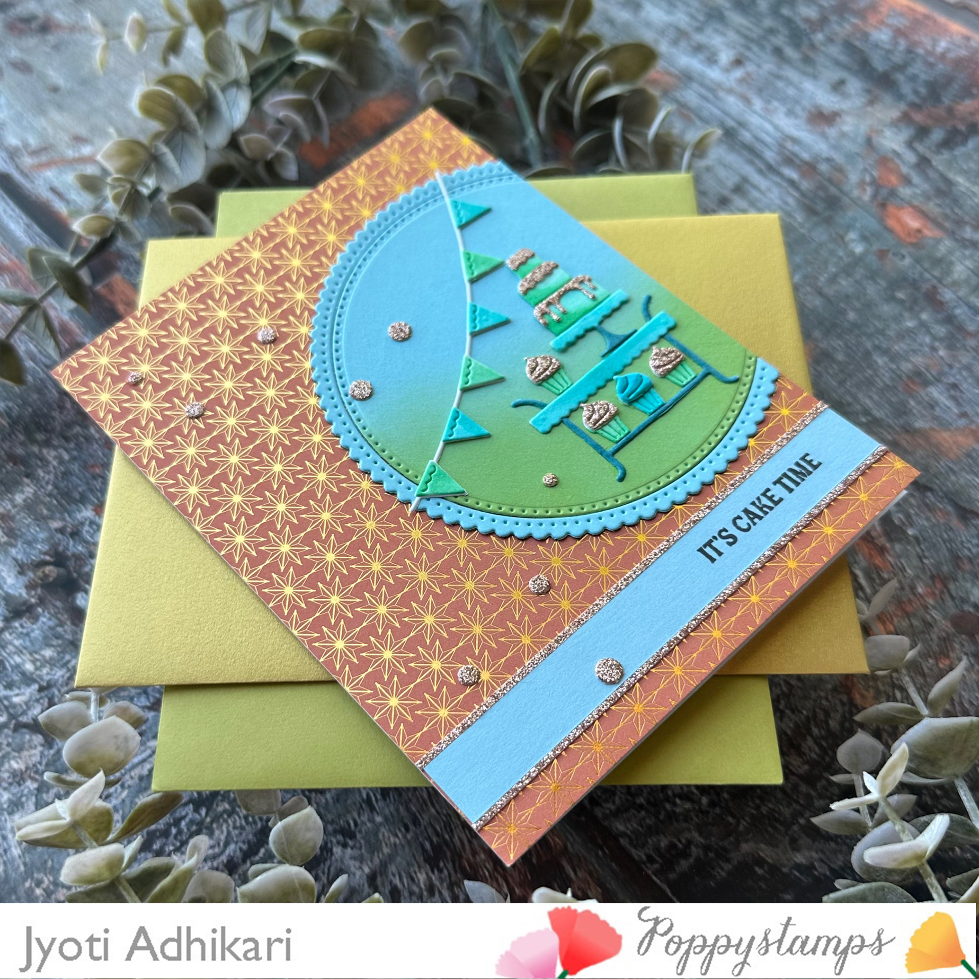 Sweet Celebrations: A Birthday Card with Poppystamps - CARDSNCRAFTSNYC