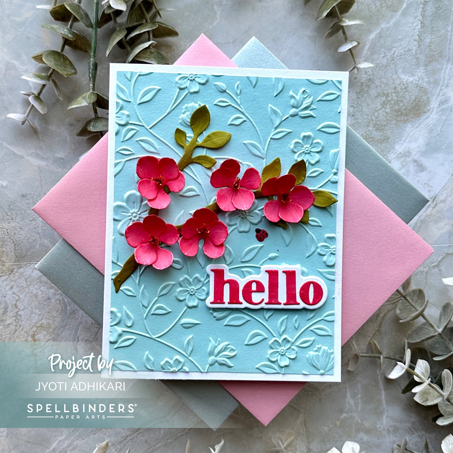 Dimensional Floral Cards with Nature’s Botanical Garden Collection ...