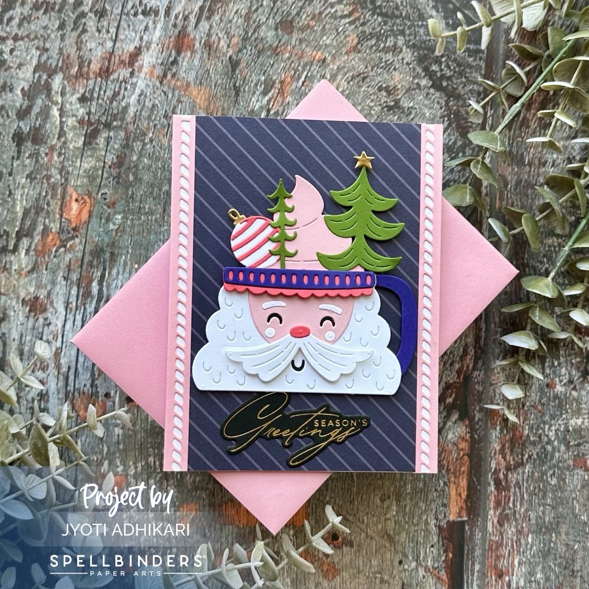Whimsical Wonderland: A Vibrant Holiday Card Trio with Spellbinders ...