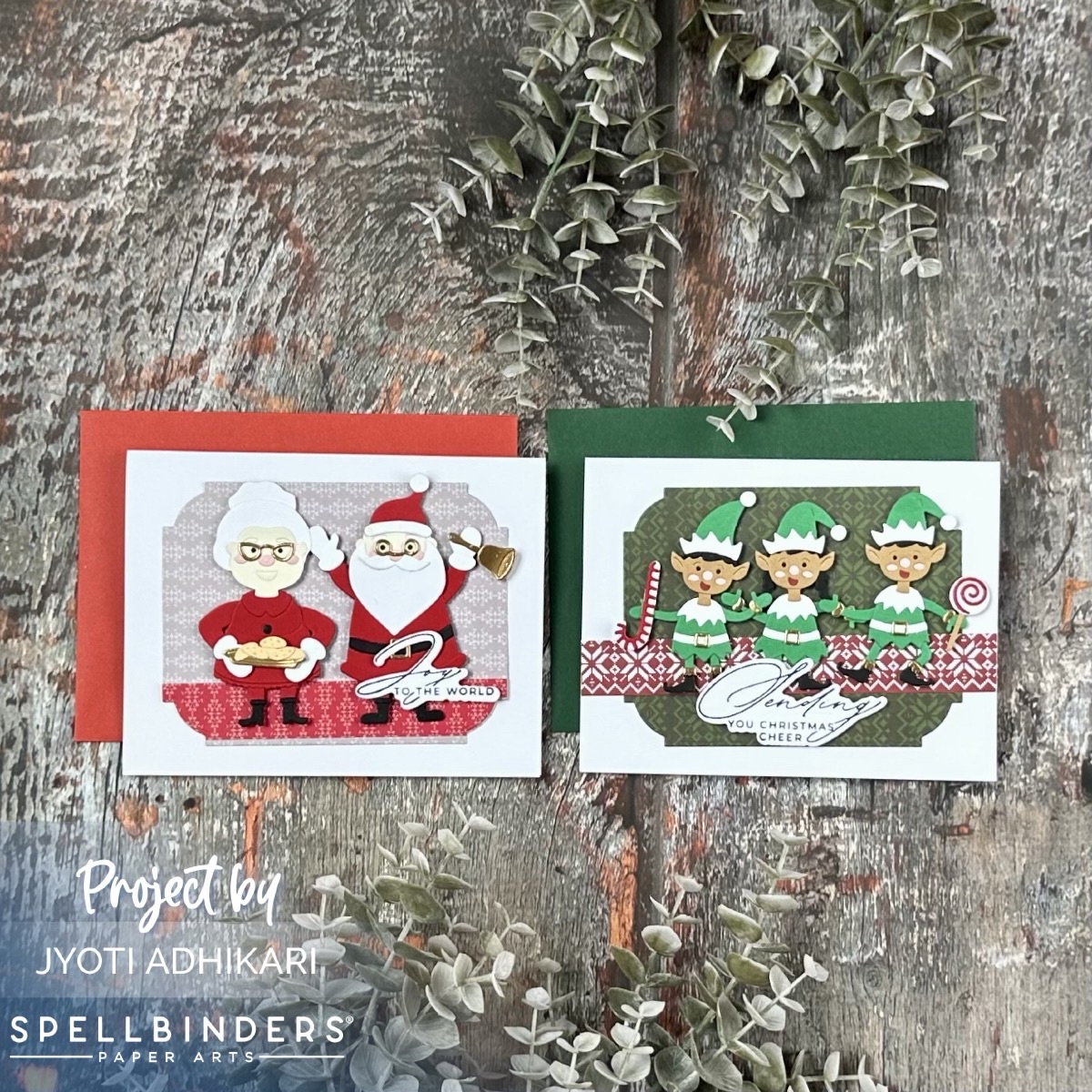 Festive Duo with North Pole Friends - CARDSNCRAFTSNYC