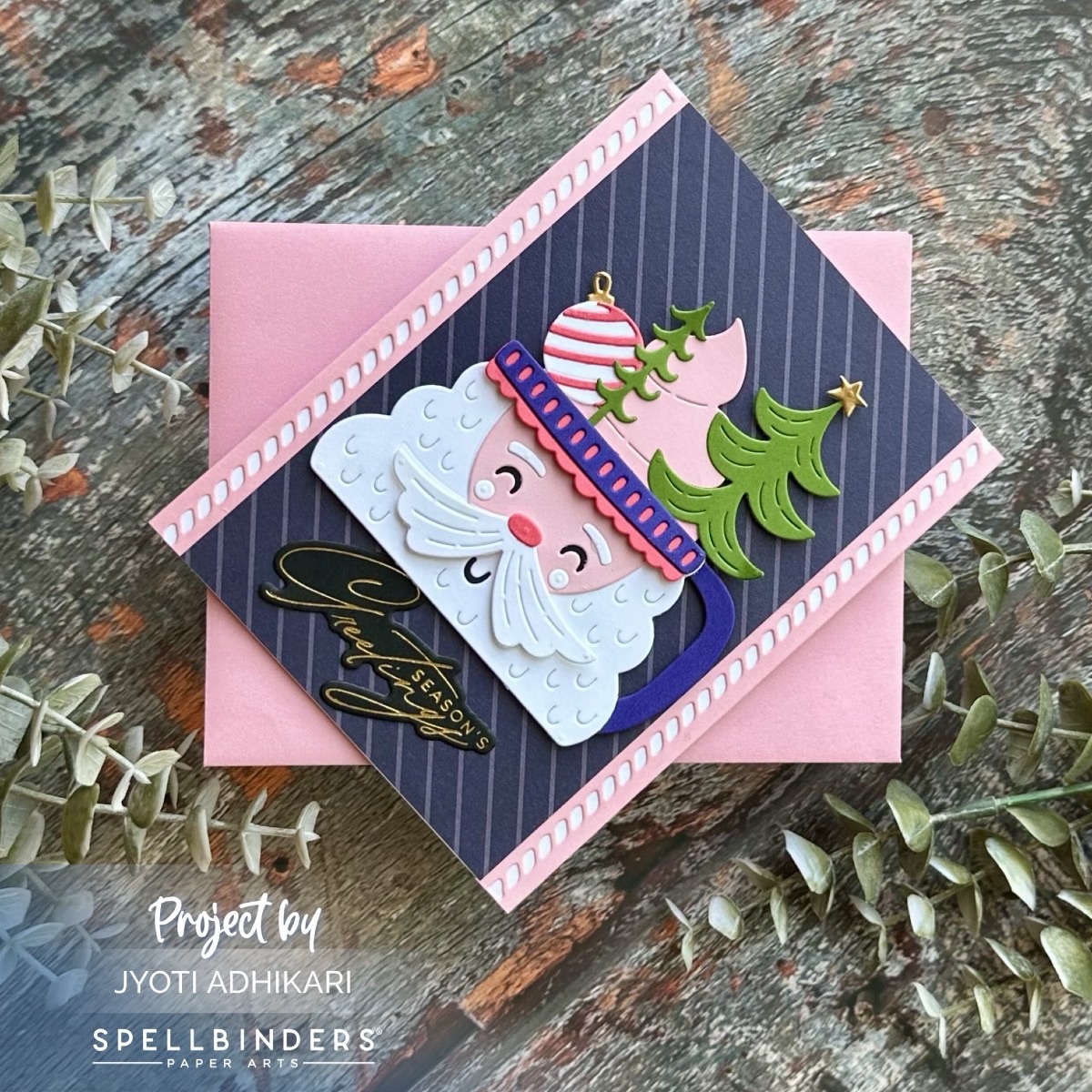 Whimsical Wonderland: A Vibrant Holiday Card Trio with Spellbinders ...